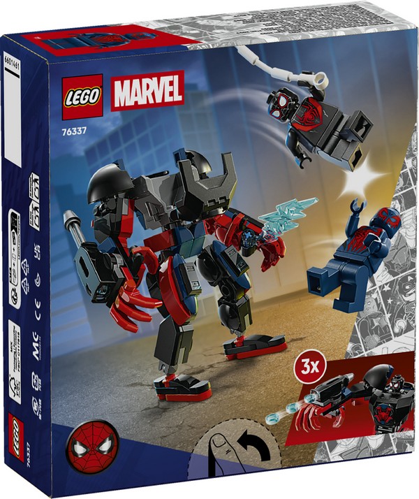 LEGO Super Heroes 76337 Miles Morales Robot Vs. Pókember 2099